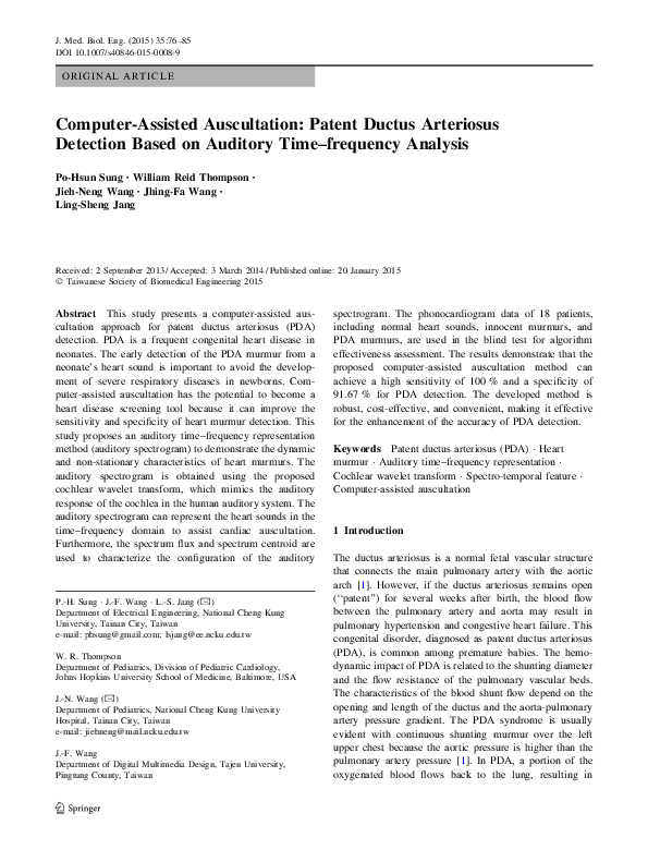 Pdf Computer Assisted Pda Detection Via Audio Analysis