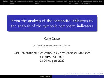 (PDF) From the Analysis of the Composite Indicators to the Analysis of ...