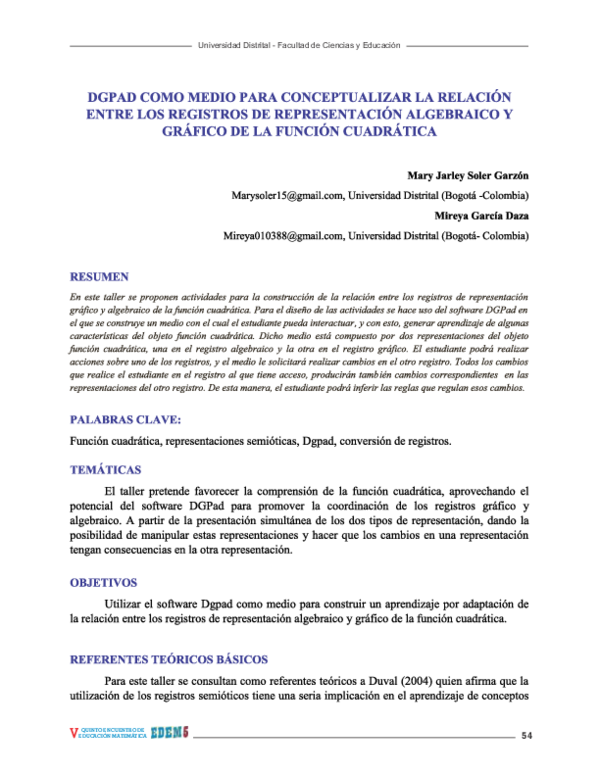 (PDF) DGPad como medio para conceptualizar la relación entre los ...