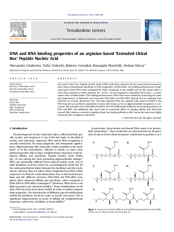 (PDF) DNA and RNA binding properties of an arginine-based ‘Extended ...
