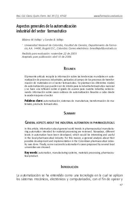 (PDF) Aspectos generales de la automatización industrial del sector ...
