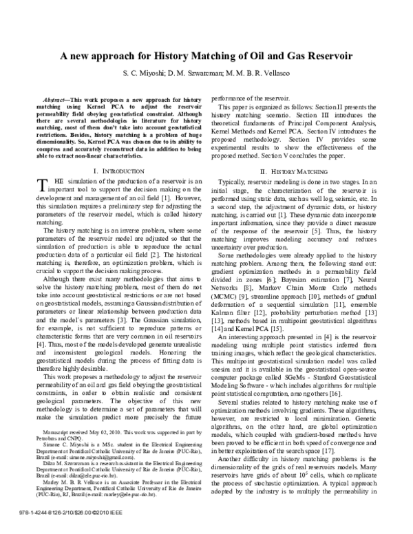(PDF) A new approach for history matching of oil and gas reservoir