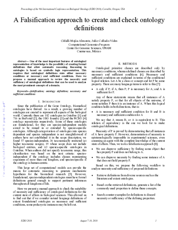 (PDF) A Falsification Approach to Create and Check Ontology Definitions