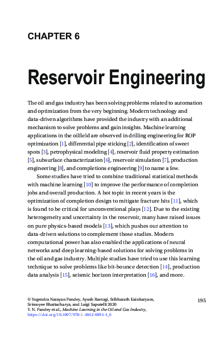 (PDF) Reservoir Engineering