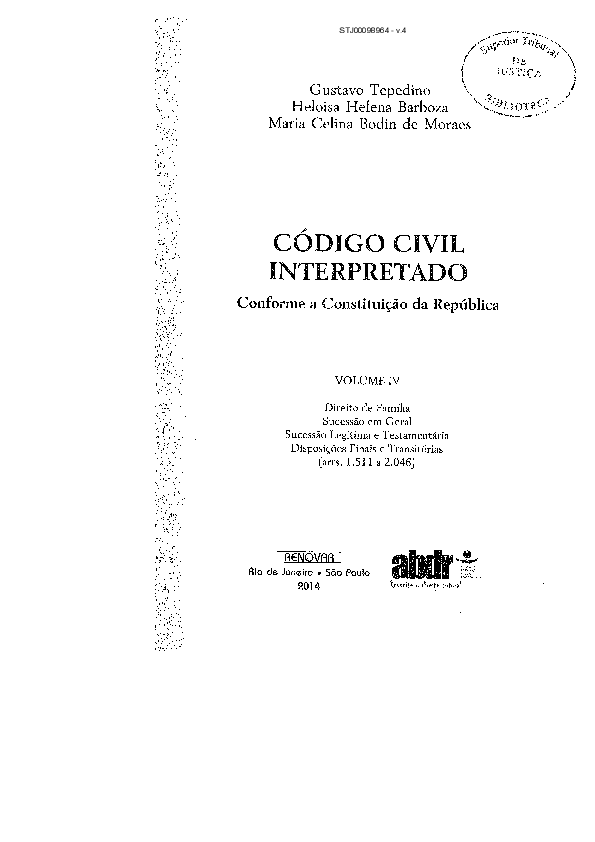(PDF) Código civil interpretado: conforme a Constituição da República