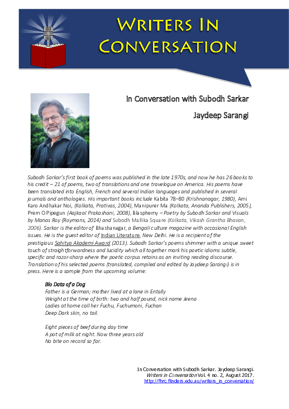 (PDF) In Conversation with Subodh Sarkar
