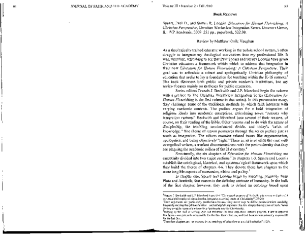 (PDF) Review of Paul D. Spears and Steven R. Loomis, Education for ...