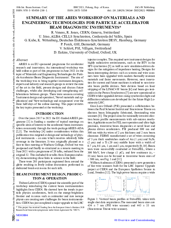 (PDF) Summary of the Aries Workshop on Materials and Engineering ...