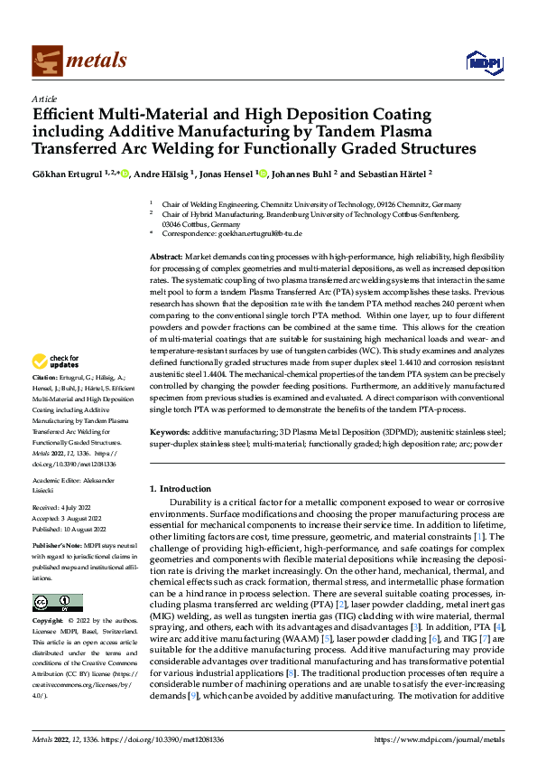 (PDF) Efficient Multi-Material and High Deposition Coating including ...