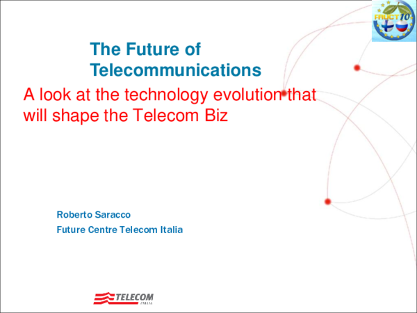 (PDF) A look at the technology evolution that will shape the Telecom Biz The Future of ...