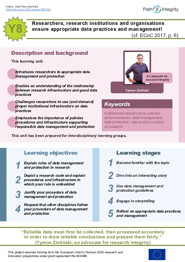 (PDF) Learning Card For Research Integrity (Y8)