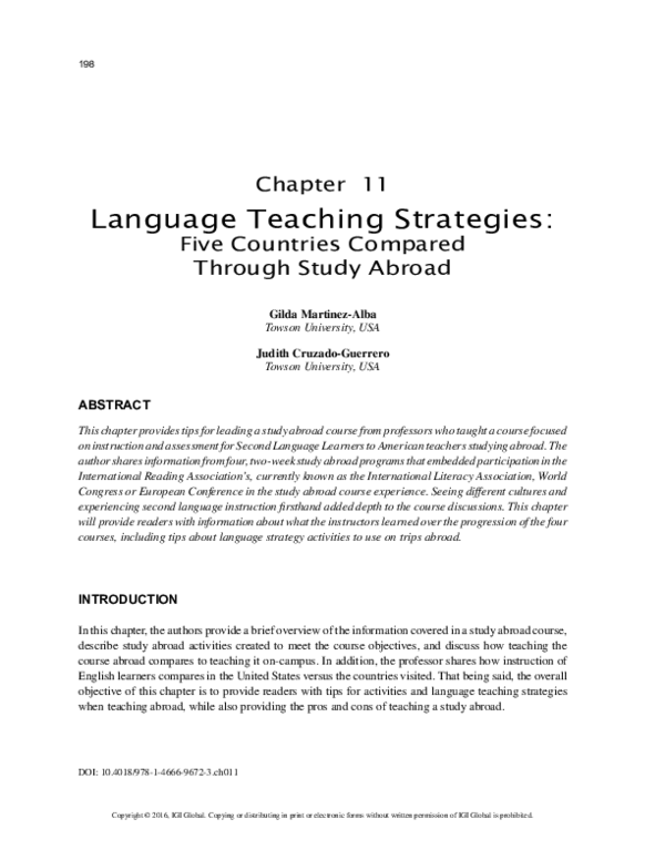 (PDF) Language Teaching Strategies