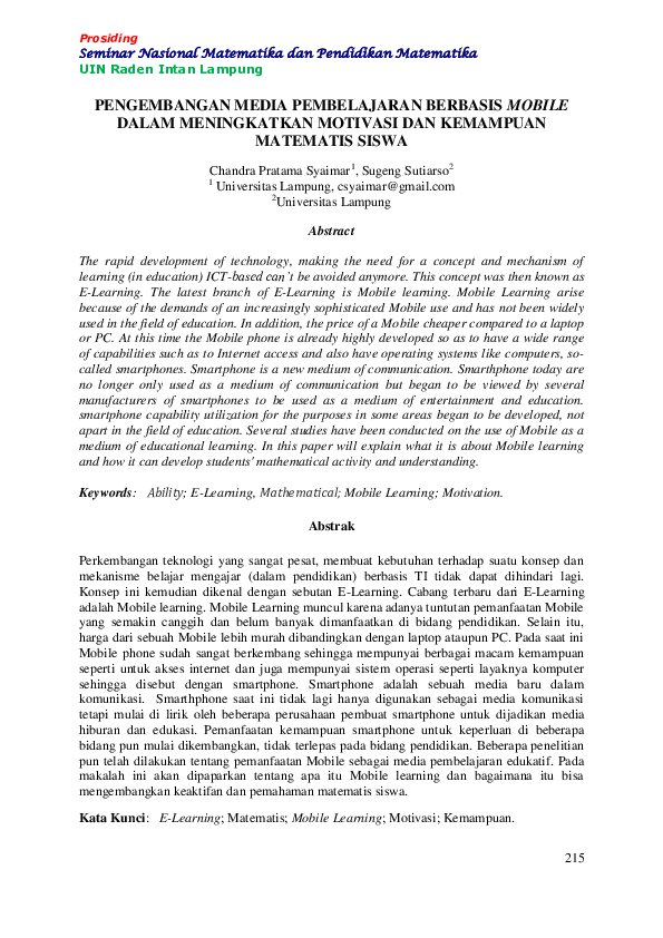 (PDF) Pengembangan Media Pembelajaran Berbasis Mobile Dalam Meningkatkan Motivasi Dan Kemampuan ...