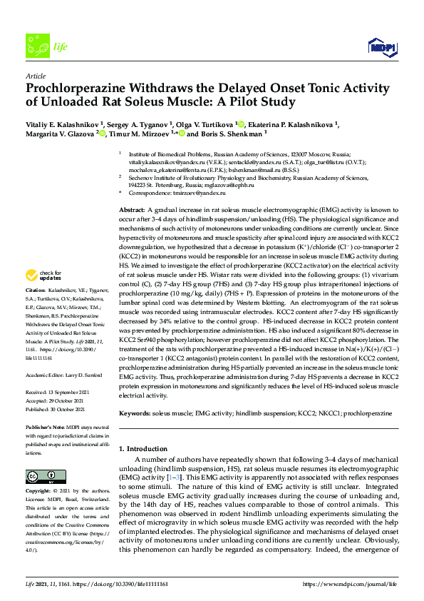 (PDF) Prochlorperazine Withdraws the Delayed Onset Tonic Activity of ...