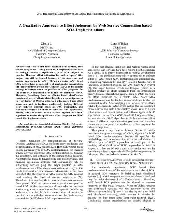 (PDF) A Qualitative Approach to Effort Judgment for Web Service Composition Based SOA ...