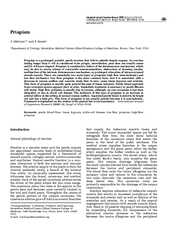 (PDF) Priapism