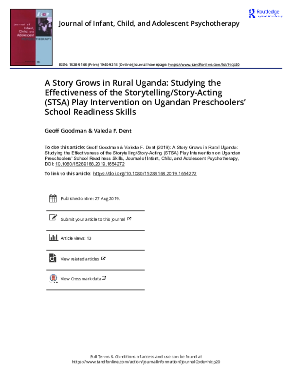 A Story Grows in Rural Uganda: Studying the Effectiveness of the ...