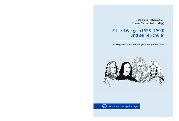 (PDF) Erhard Weigel (1625-1699) und seine Schüler | Katharina Habermann ...