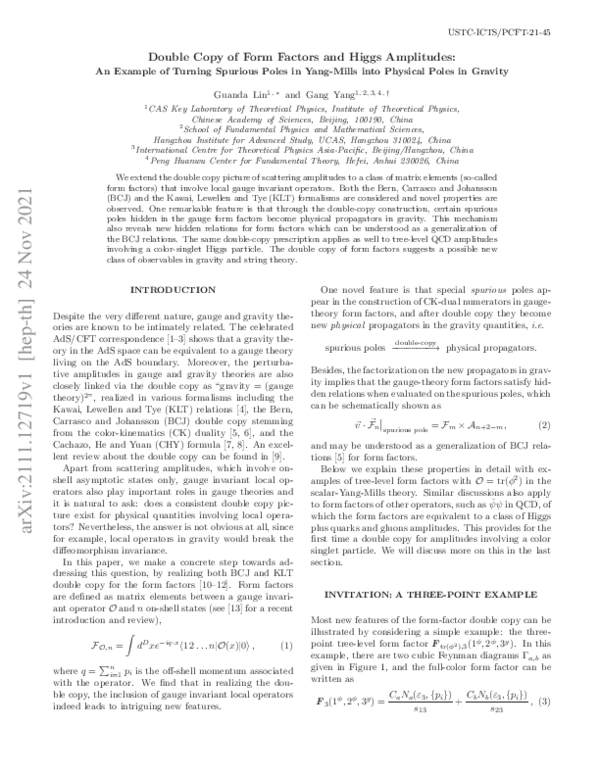(PDF) Double Copy of Form Factors in Gravity