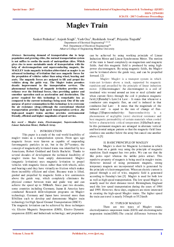 (PDF) Maglev Train