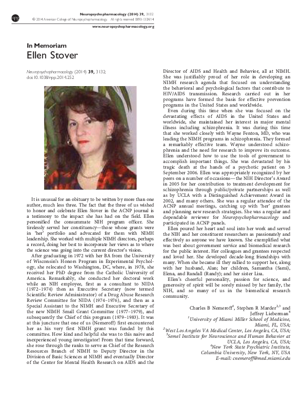 (PDF) Ellen Stover