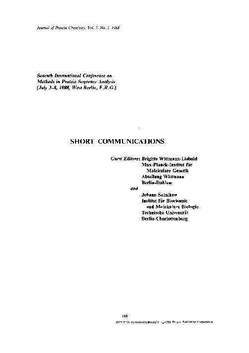 (PDF) MPSA short communications