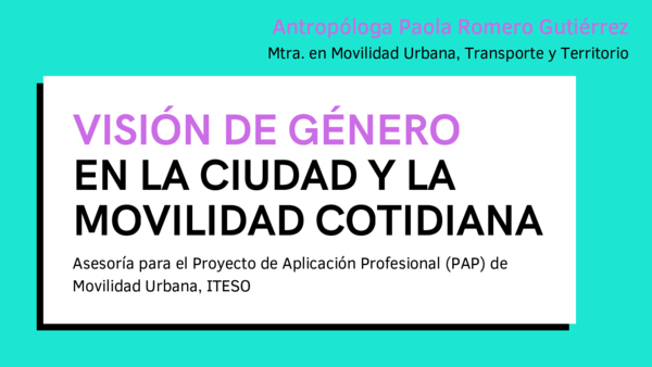 (PDF) Ponencia Visión Género PAP ITESO
