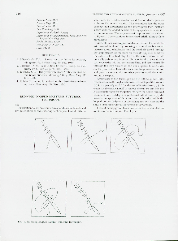 (PDF) Running Looped Mattress Suturing Technique