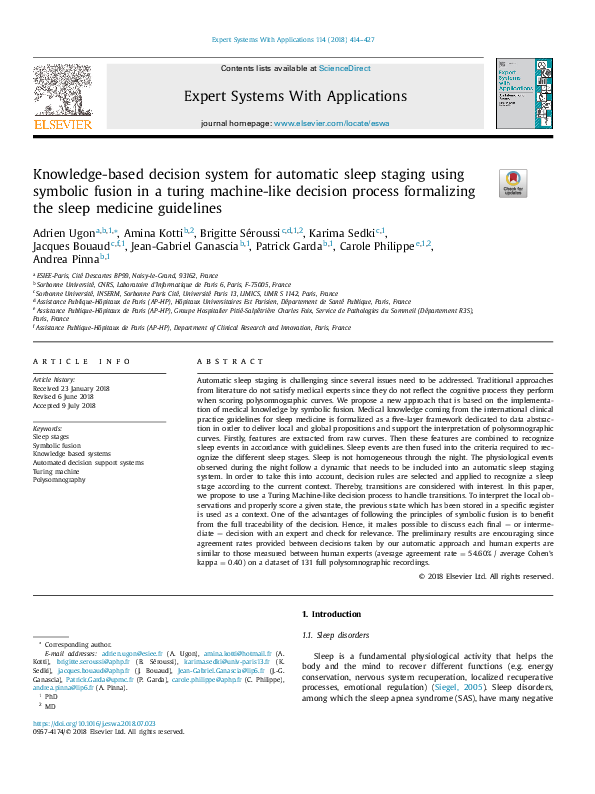 (PDF) Knowledge-based decision system for automatic sleep staging using symbolic fusion in a ...