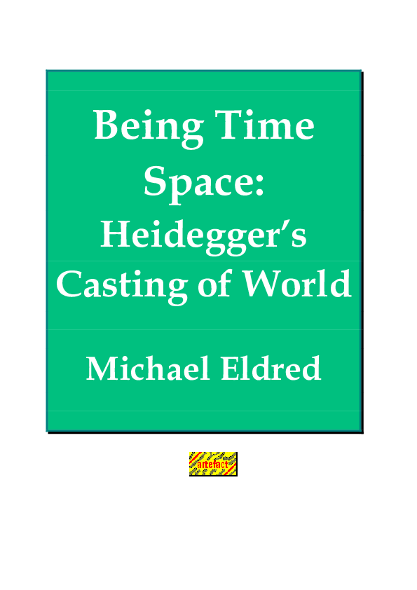 (PDF) Being Time Space: Heidegger’s Casting of World