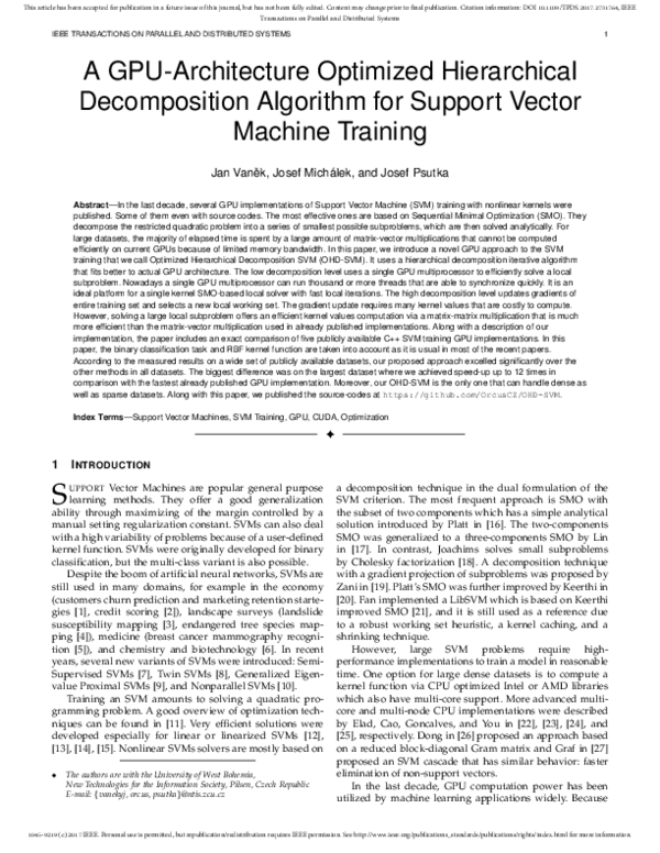 Pdf A Gpu Architecture Optimized Hierarchical Decomposition Algorithm 4639