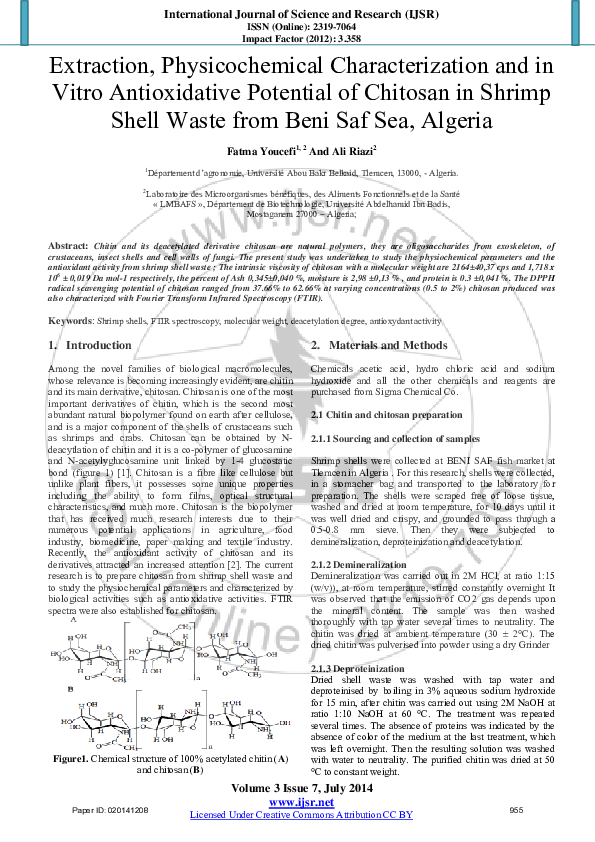 (PDF) Extraction, Physicochemical Characterization and in Vitro Antioxidative Potential of ...