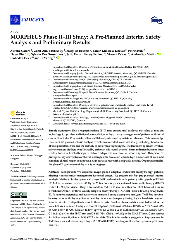 (PDF) MORPHEUS Phase II–III Study: A Pre-Planned Interim Safety ...