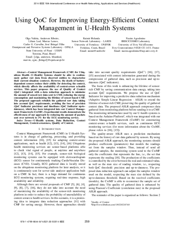 (PDF) Using QoC for improving energy-efficient context management in U ...