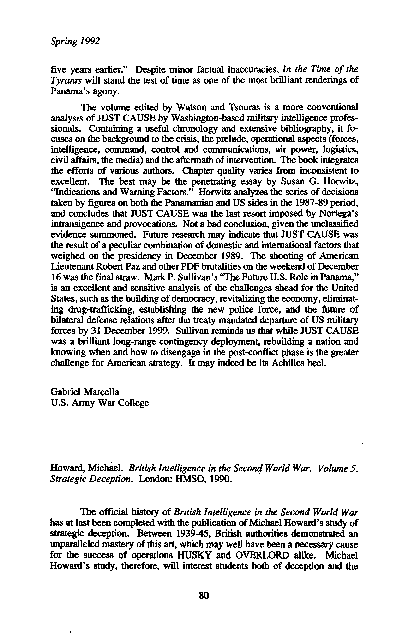 (PDF) Michael Howard, British Intelligence in the Second World War ...