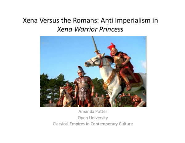 (PPT) Xena Versus the Romans: Anti Imperialism in Xena Warrior Princess