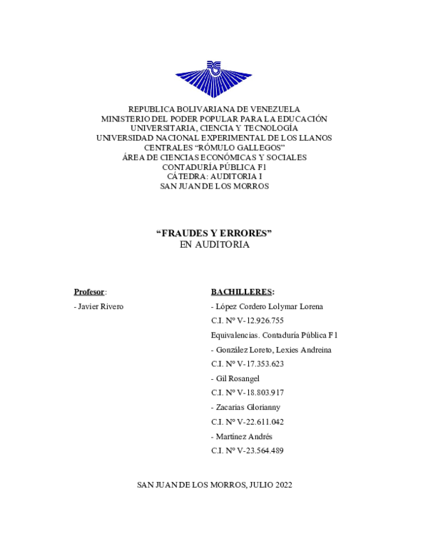 (DOC) REPUBLICA BOLIVARIANA DE VENEZUELA MINISTERIO DEL PODER POPULAR ...