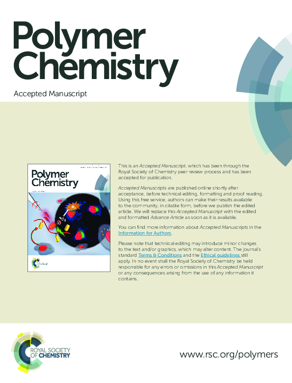 (PDF) Halogen bonding in polymer science: from crystal engineering to functional supramolecular ...