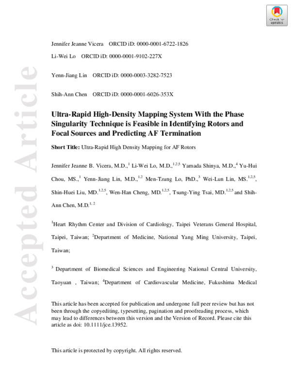 (PDF) Ultra‐rapid high‐density mapping system with the phase singularity technique is feasible ...