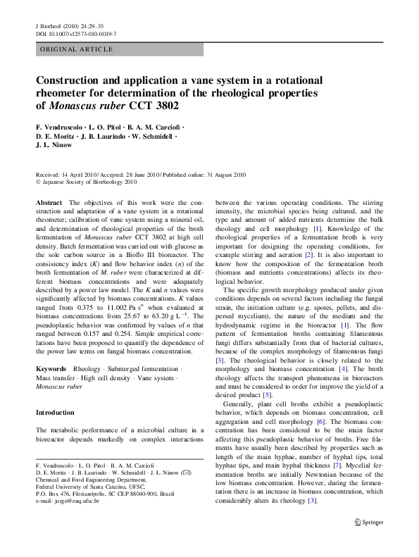 (PDF) Construction and application a vane system in a rotational ...