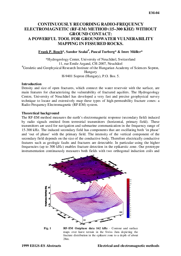 (PDF) Continuously recording radio-frequency electromagnetic (RF-EM ...