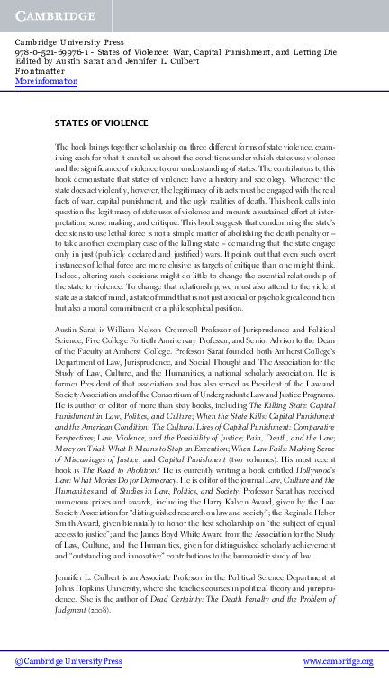(PDF) States of Violence