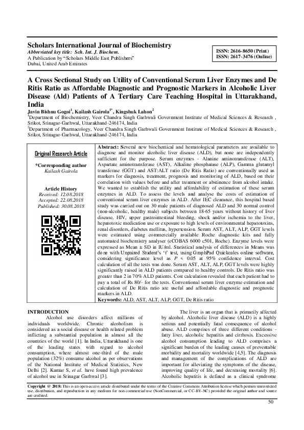 (PDF) Scholars International Journal of Biochemistry