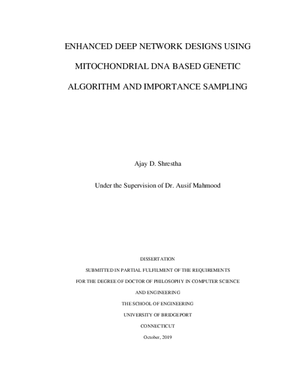 (PDF) Enhanced Deep Network Designs Using Mitochondrial DNA Based Genetic Algorithm And ...