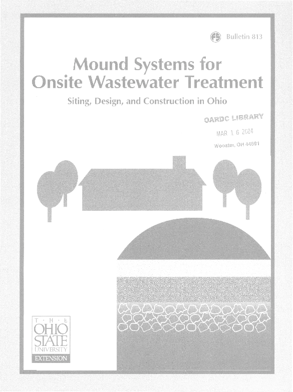 (PDF) Mound Systems for Onsite Wastewater Treatment Siting, Design, and ...