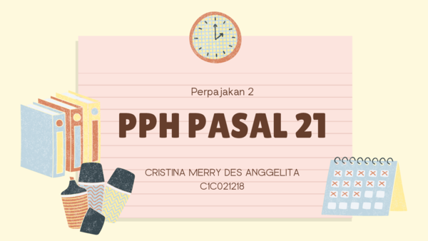 (PDF) PPT Pajak Penghasilan Pasal 21