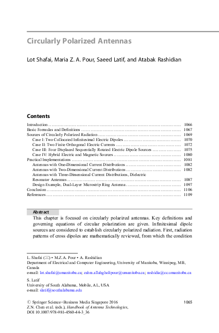 (PDF) Circularly Polarized Antennas