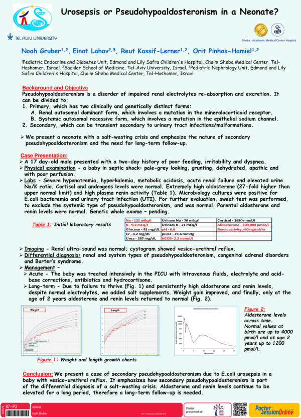 (PDF) Urosepsis or Pseudohypoaldosteronism in a Neonate
