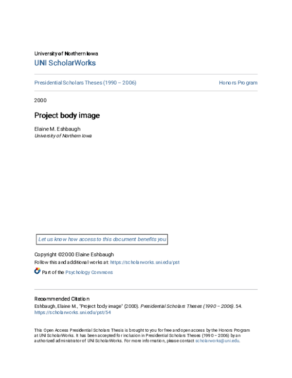 (PDF) Project body image