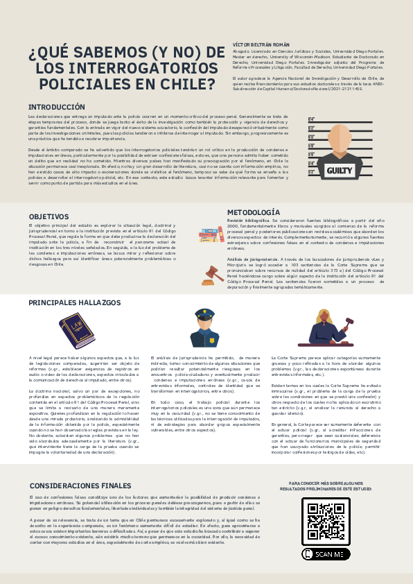 (PDF) ¿Qué sabemos (y no) de los interrogatorios policiales en Chile?